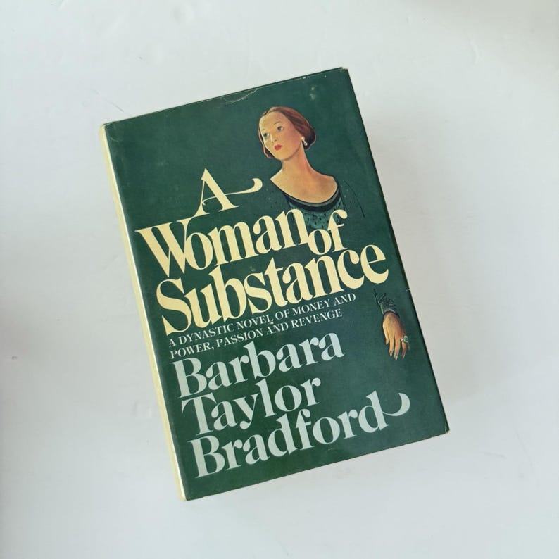 A Woman of Substance - Barbara Taylor Bradford - 1979 Book Club Edition ...