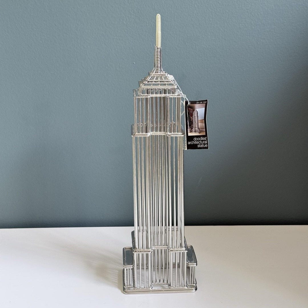 Empire State Building Destination Doodles Wire Statue New With Tag T67 ...