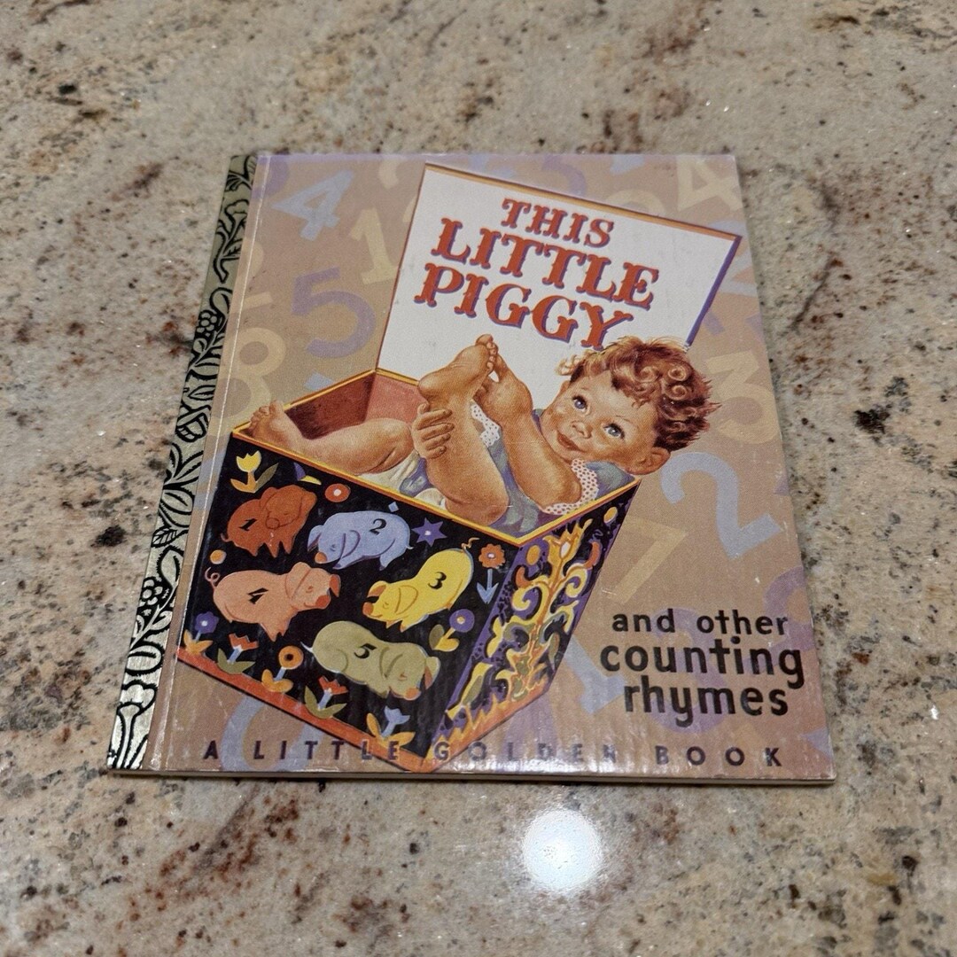 Vintage 1969 Little Golden Book This Little Piggy & Other Counting ...