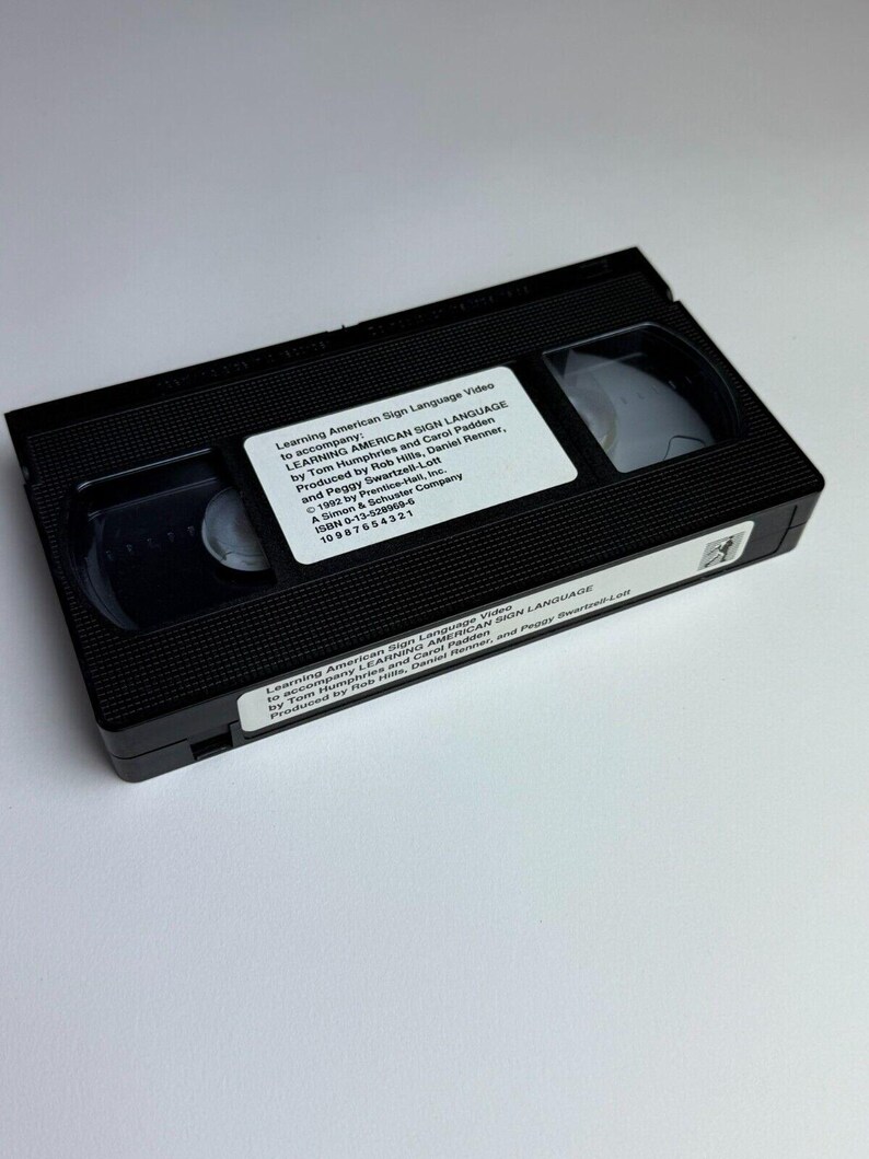 Learning American Sign Language Video VHS Tape 1992 Prentice Hall Ultra ...
