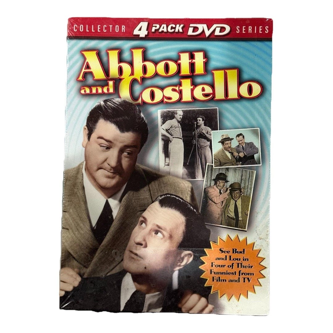 Abbott and Costello DVD Four Pack: Classic Comedy Movies Box Set T80 - Etsy