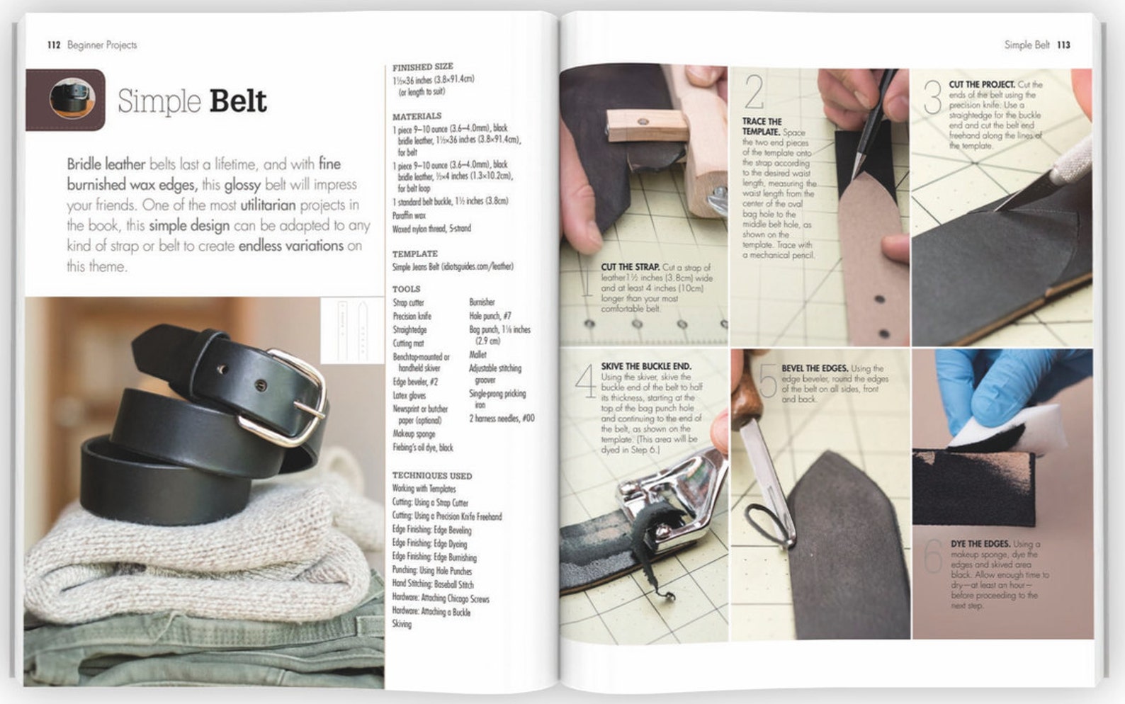 Leather Crafts How-to Book 20 DIY Leather Projects | Etsy