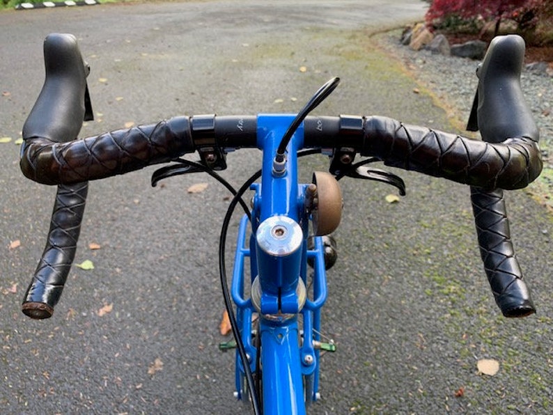 Braided Leather Handlebar Tape - "the Bullwhip Bar Wraps" - Etsy Canada
