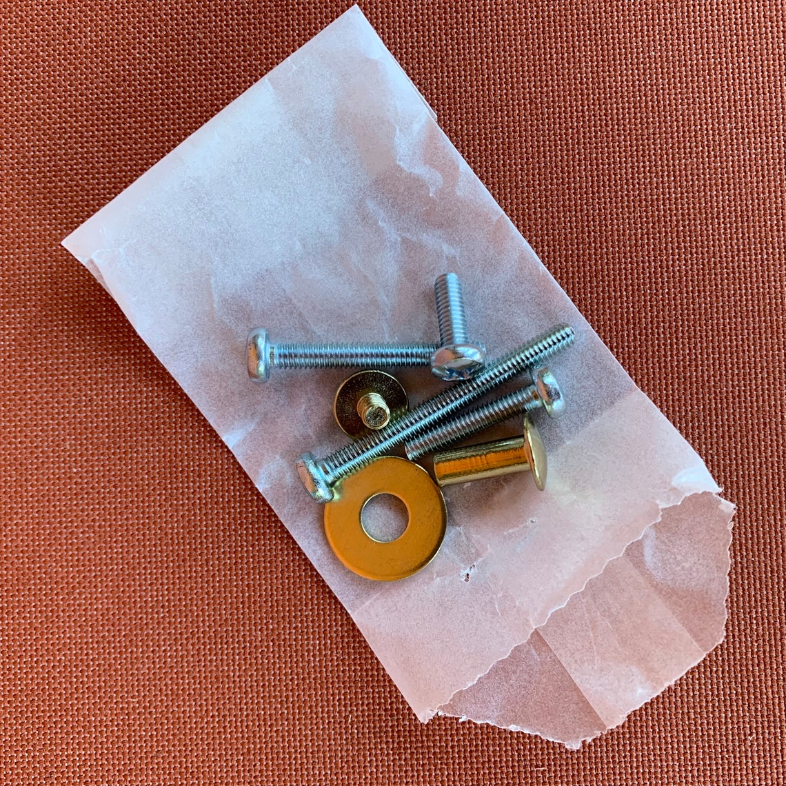 Drawer Pull Hardware Kit - Extra Parts for Leather Drawer Pulls - Etsy ...