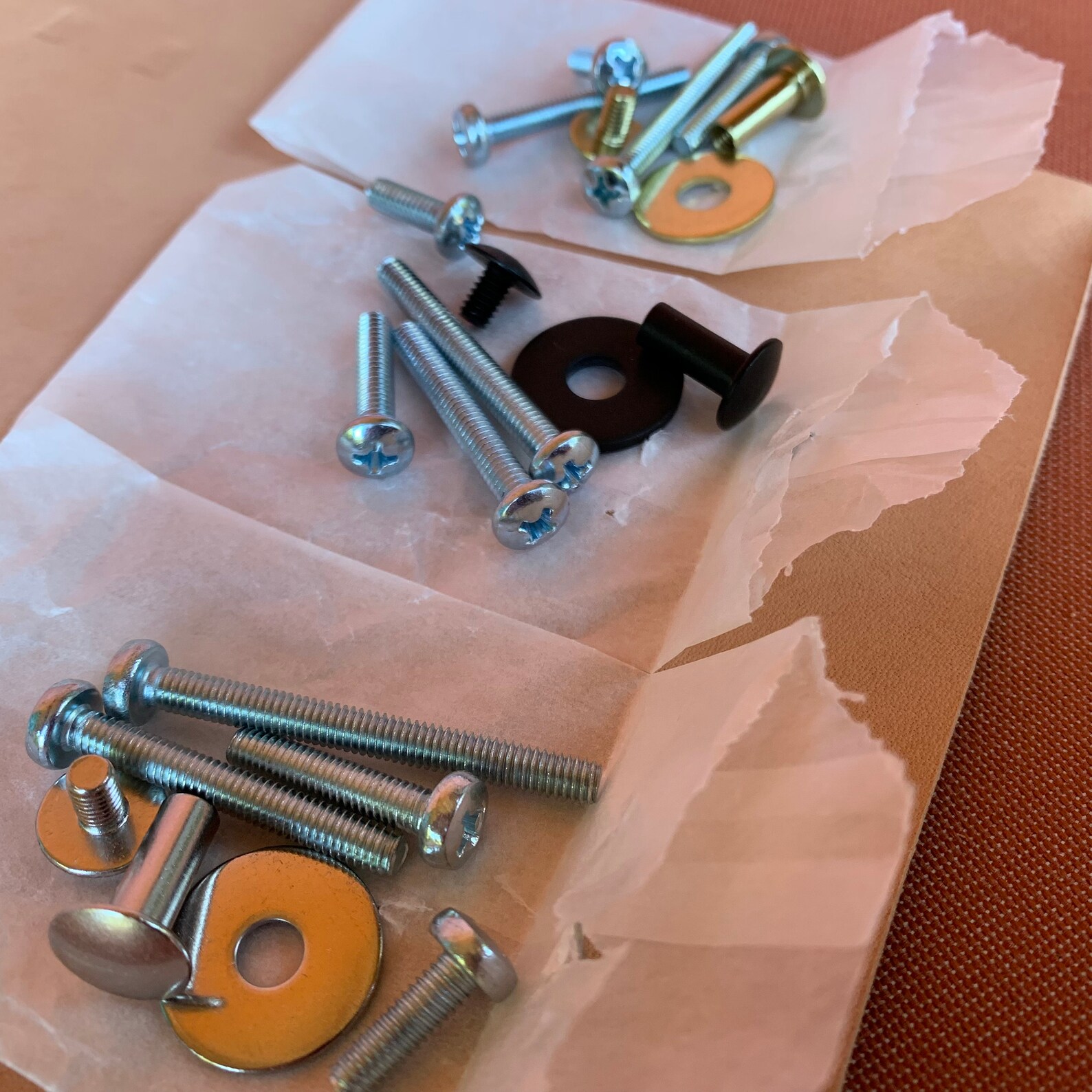 Drawer Pull Hardware Kit - Extra Parts for Leather Drawer Pulls - Etsy ...