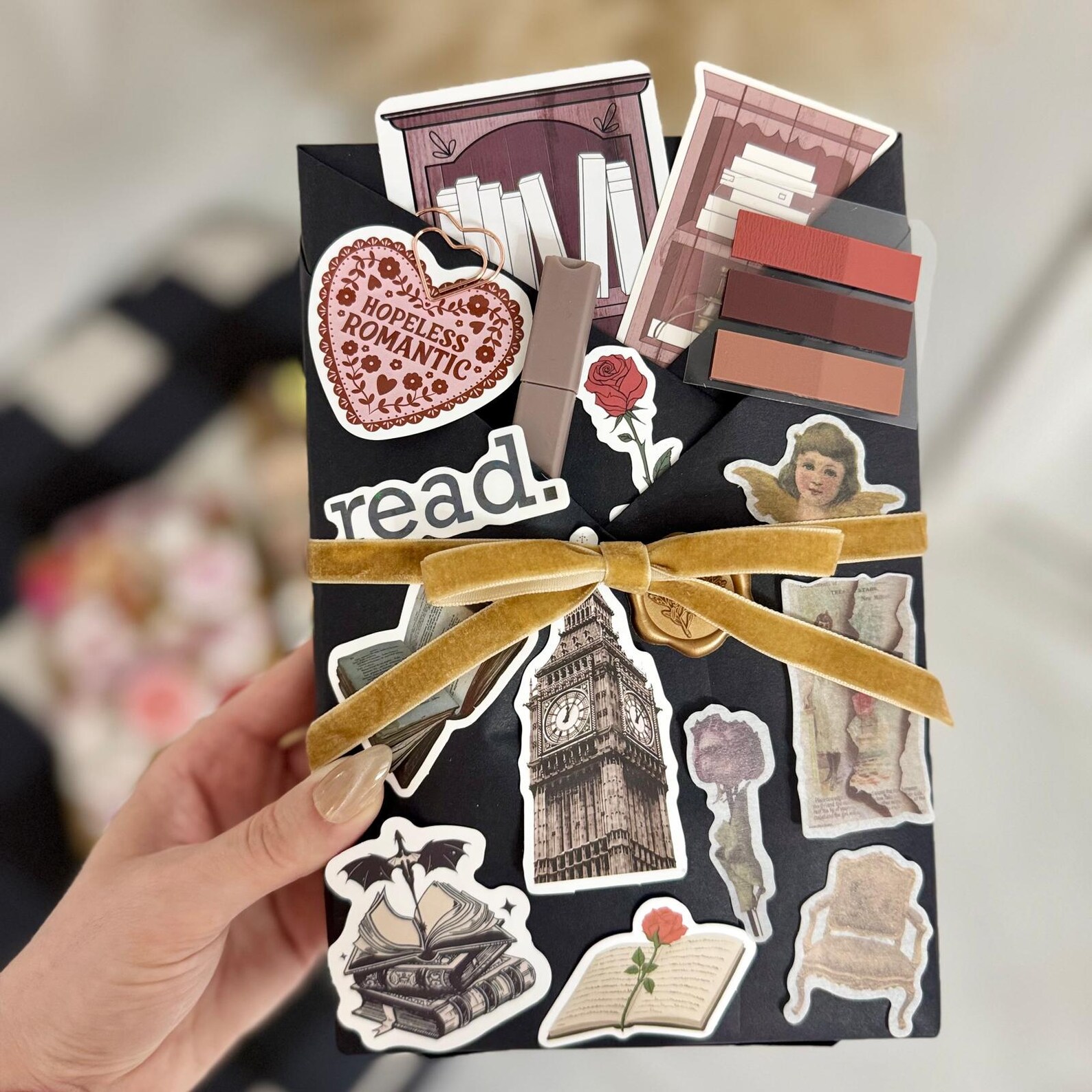 Blind Date With a Book Box, Dark Romance Book Box, Bookworm Gift, Gift ...