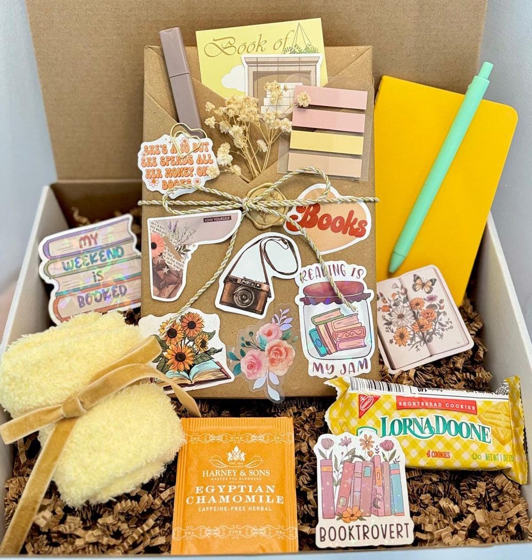 Blind Date With a Book Box Hygge Gift Box Cozy Gift for Readers Bookish ...