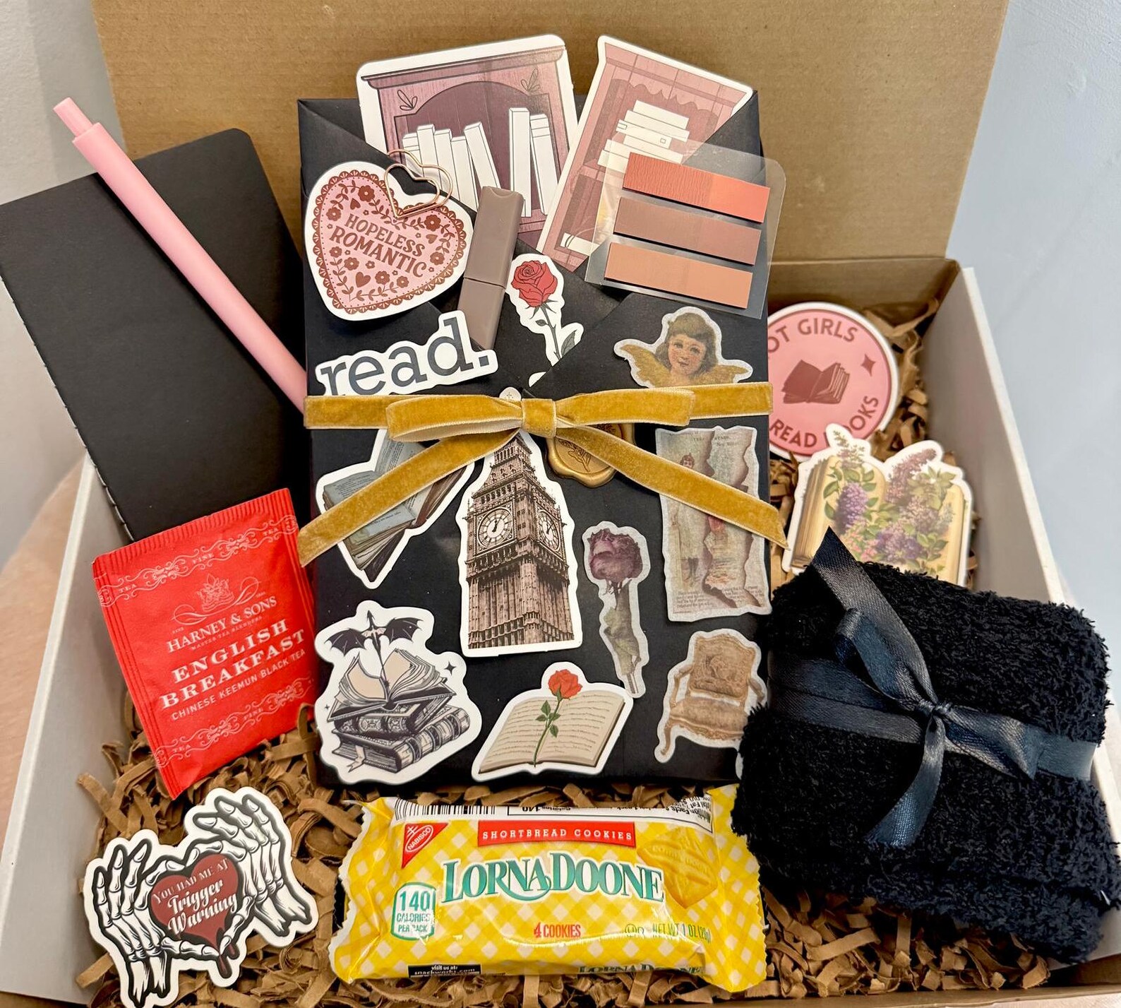 Blind Date With a Book Box, Dark Romance Book Box, Bookworm Gift, Gift ...