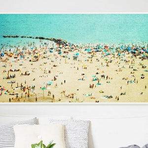 Large Beach Print // Large Scale Beach Photography // Aerial Beach ...