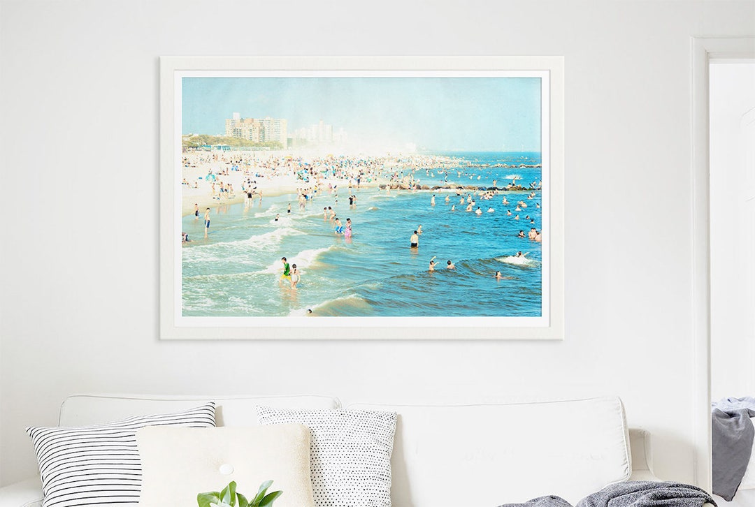 Large Beach Photography // Oversize Art // Coney Island Beach ...