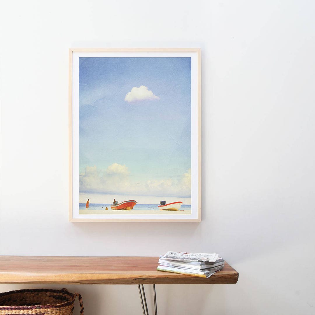 Large Beach Photography // Ocean Seaside Photography // Large Scale ...