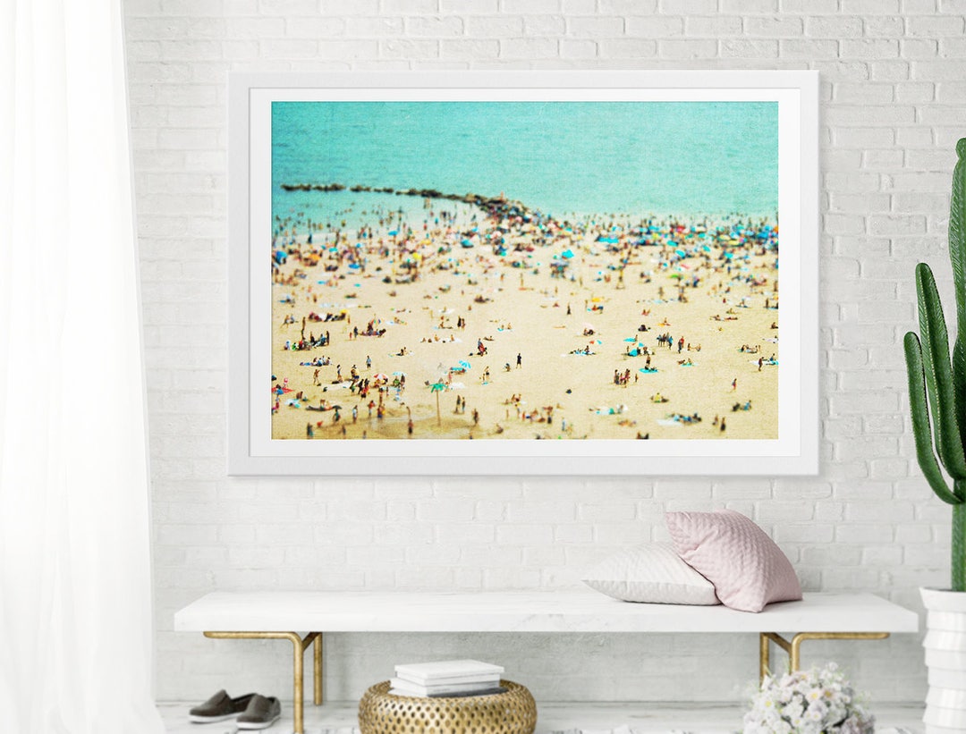 Large Beach Print // Large Scale Beach Photography // Aerial Beach ...