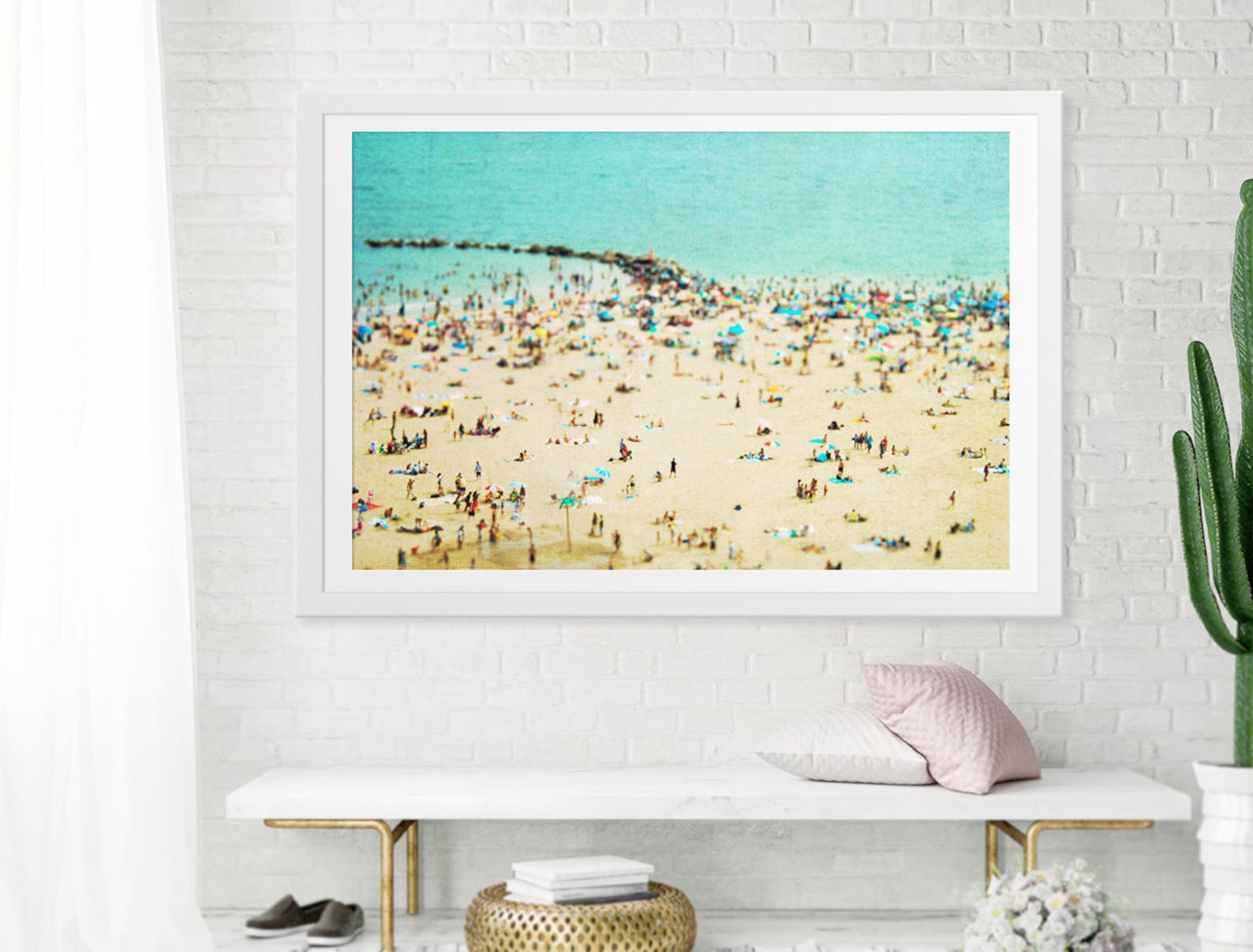 Large Beach Print // Large Scale Beach Photography // Aerial Beach ...