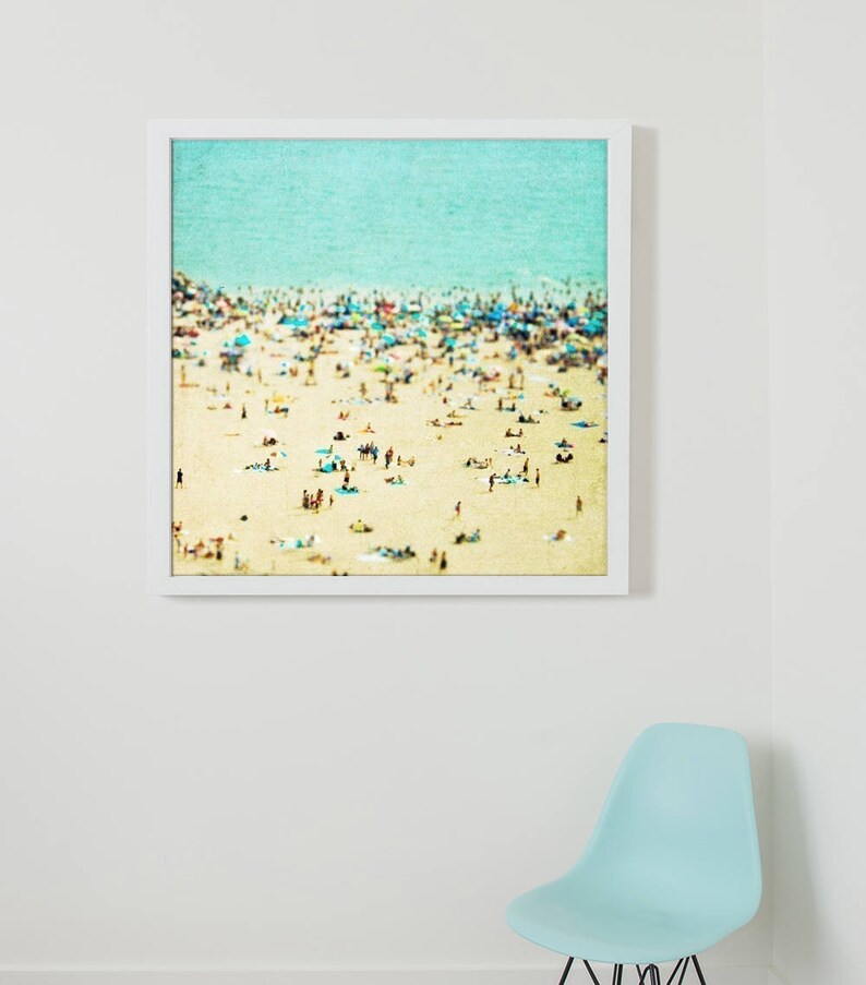 Large Oversize Art // Beach Photography // Aerial Beach - Etsy