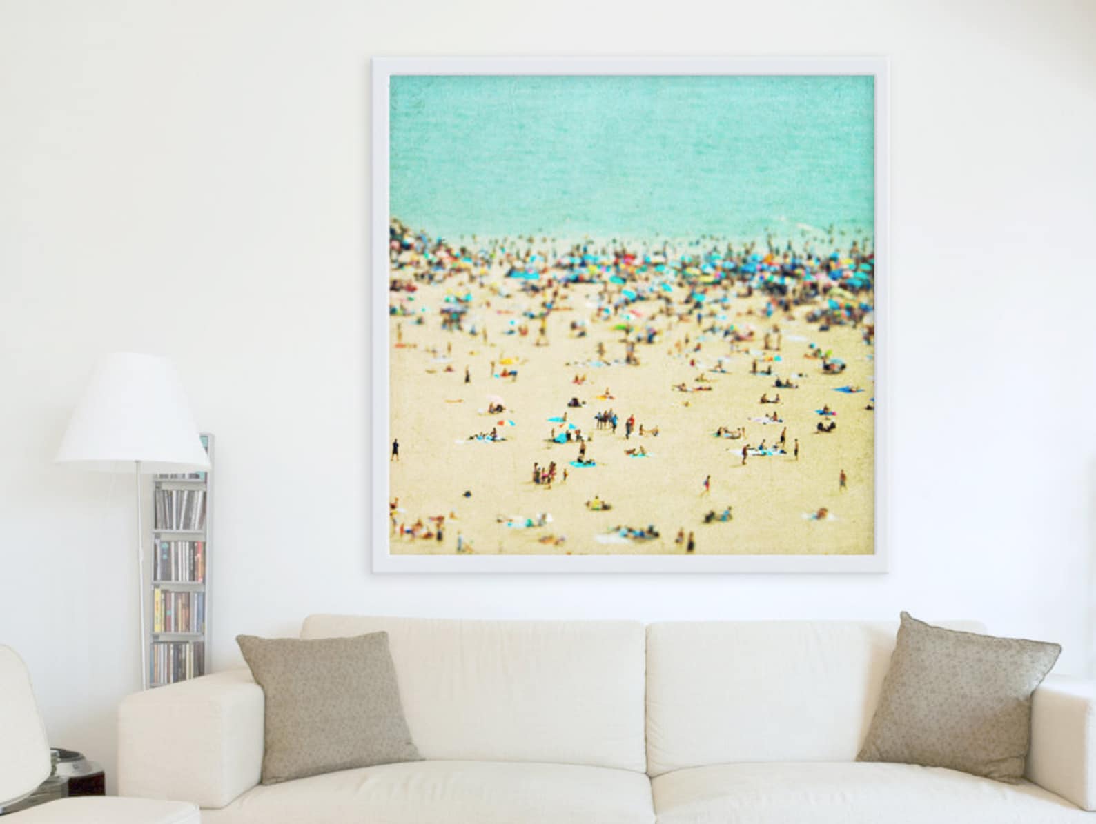 Large Beach Photography // Large Wall Art // Aerial Beach Photography ...