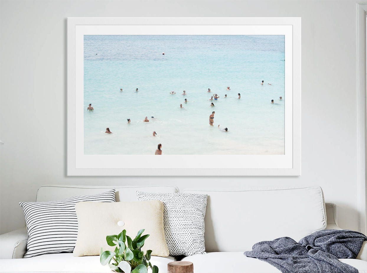 Large Oversize Art // Beach Photography // Aerial Beach Photography ...