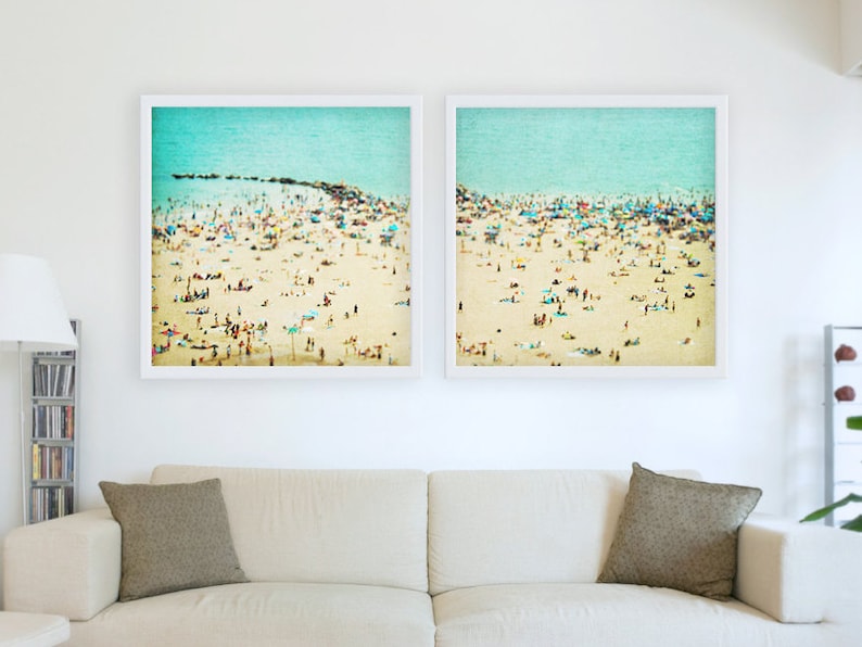 Large Beach Photography // Oversize Art // Beach Print // Aerial ...