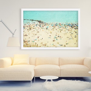 Large Beach Print // Large Scale Beach Photography // Aerial Beach ...