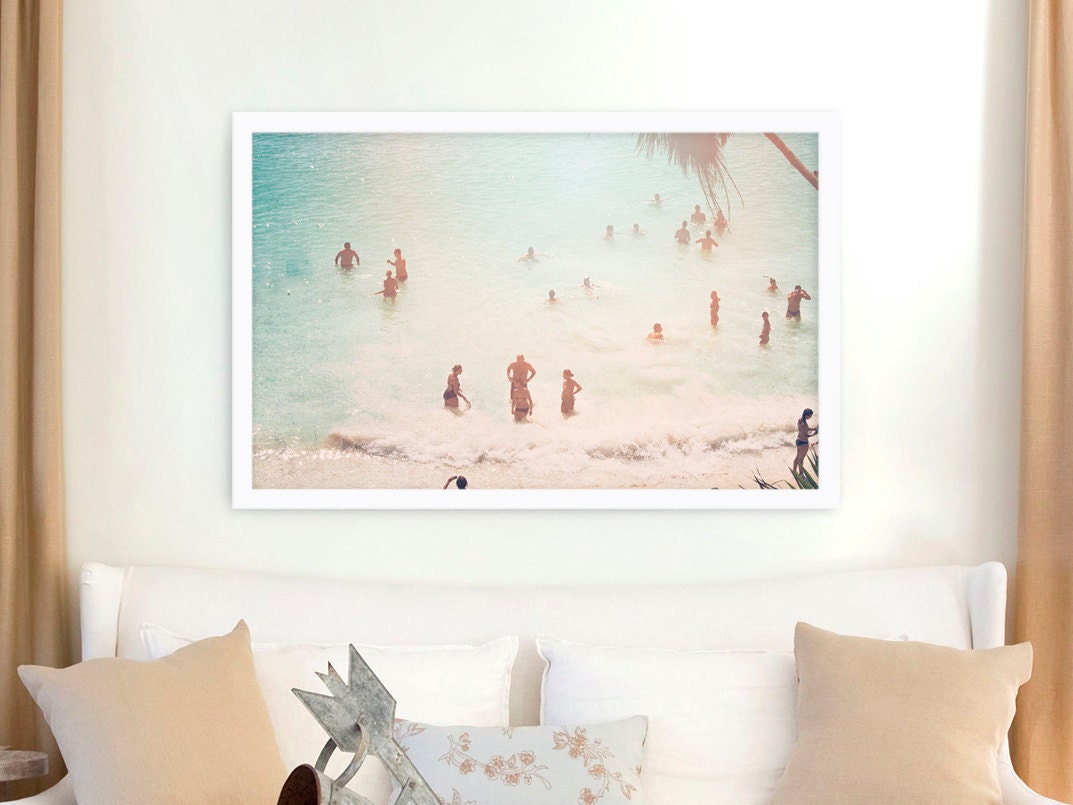 Beach Photography // Large Oversize Art Print for Modern Beach House ...