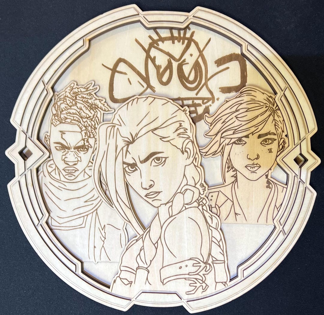 Arcane Fanart Multi-layer Wall Decor - Etsy