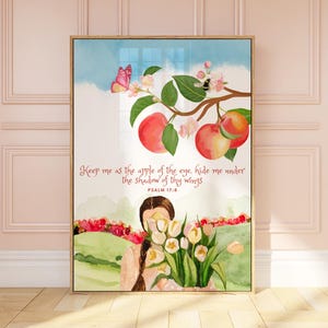 Encouraging Bible Art | Cottagecore Digital Download | Cute Christian ...