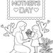 Super Cute Mother’s Day Coloring Sheets | 5-page Printable PDF | Kid ...