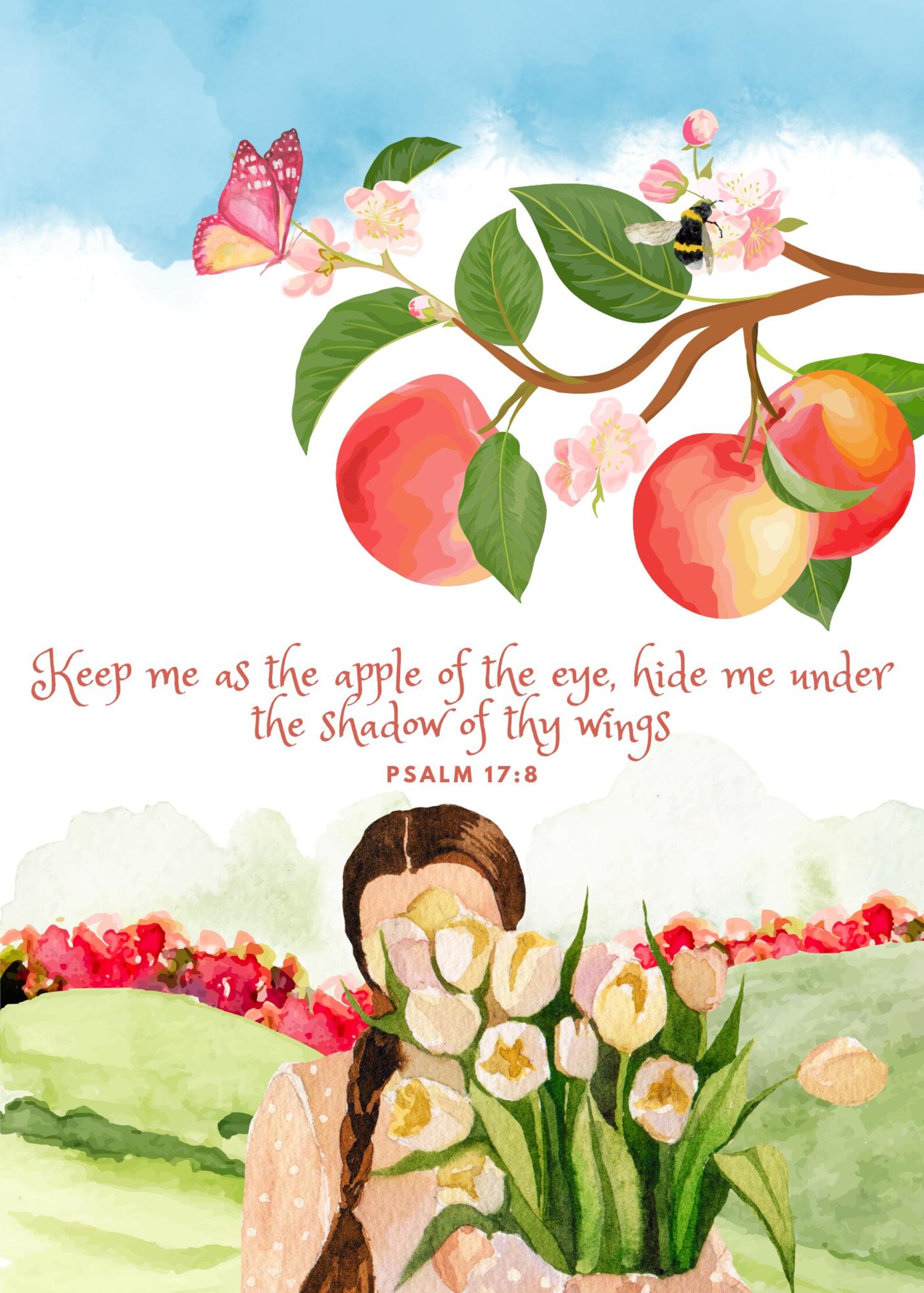 Encouraging Bible Art Cottagecore Digital Download Cute Christian Wall ...