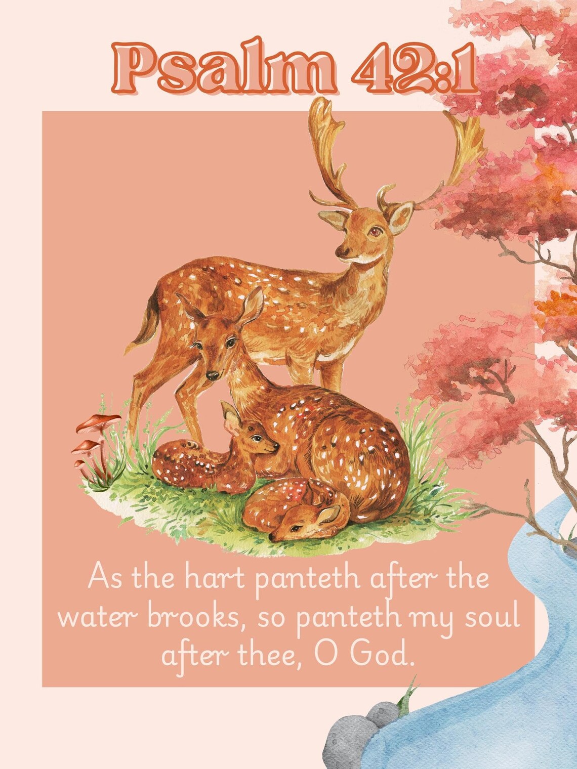Cottagecore Christian Printable | Aesthetic Bible Verse Wall Art ...