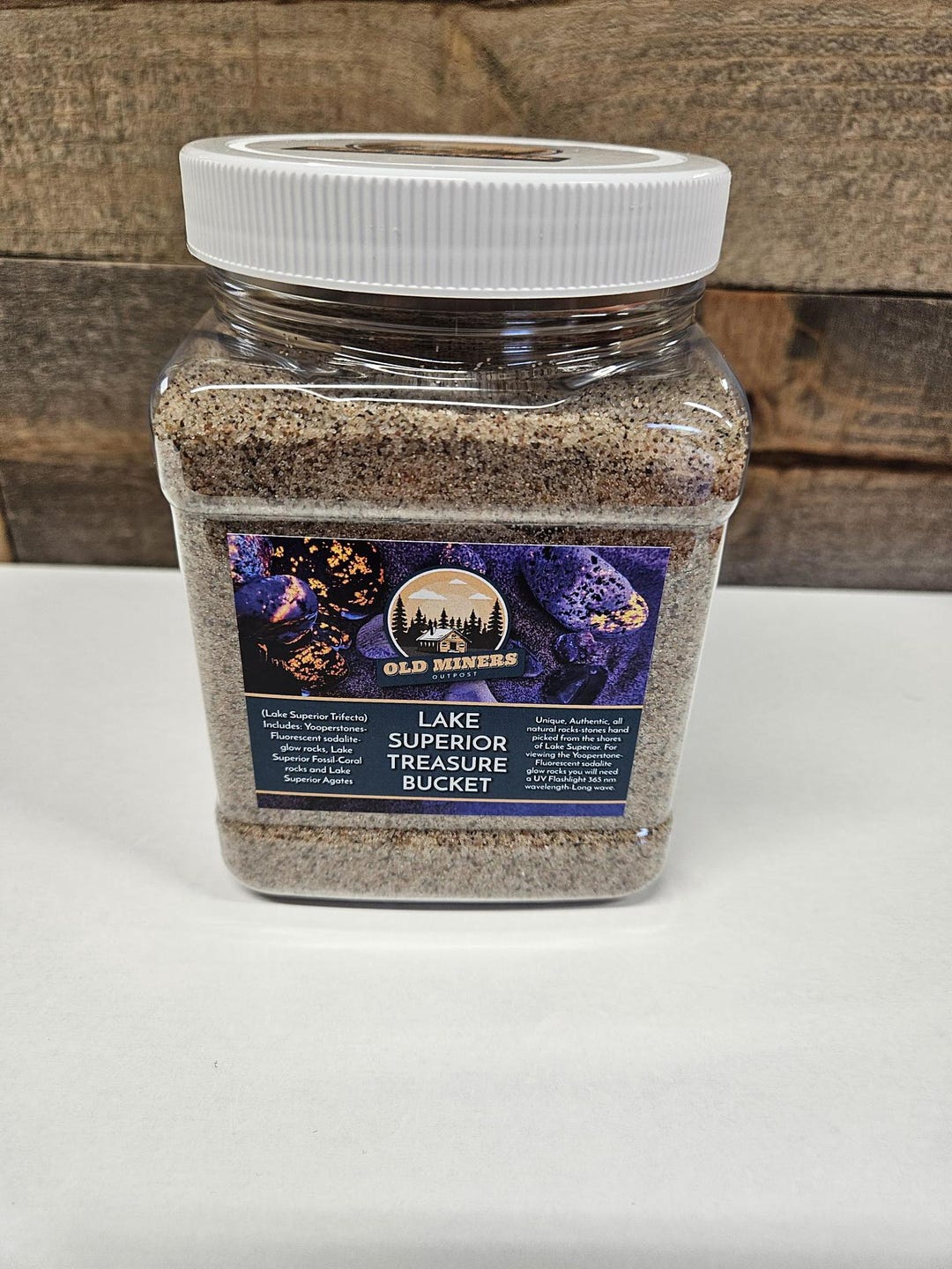 Treasure Bucket Adventure Jar Yooper Rocks Lake Superior Agates Fossils ...