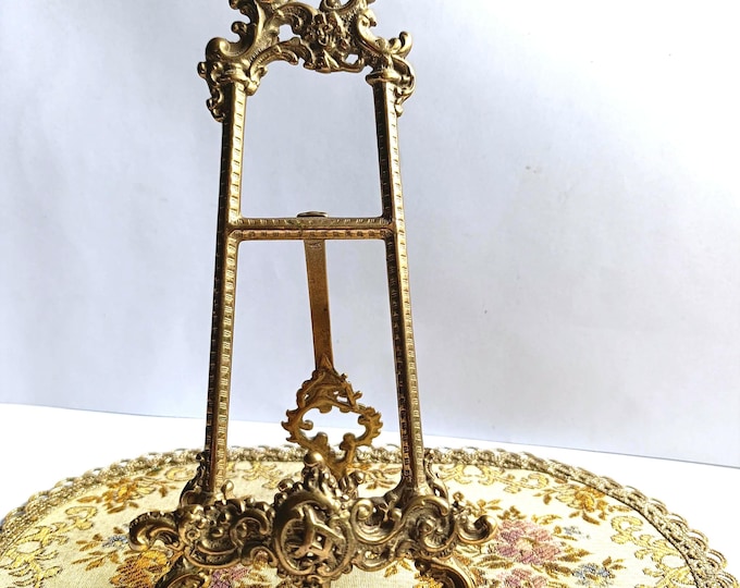 Antique Brass Table Easel - Perfect for Showcasing Artwork With a ...