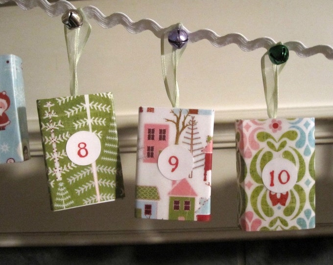 Christmas Advent Calendar Garland - Etsy