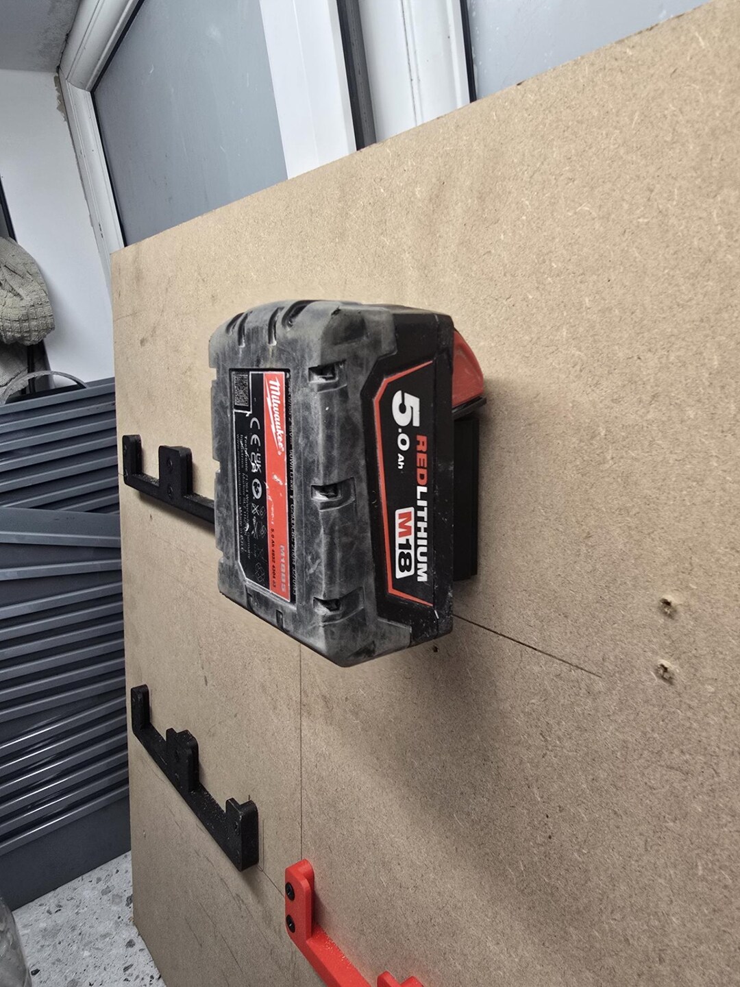 Milwaukee M18 Battery Holder With Lock-in Tabs Pack of 4 – Secure ...