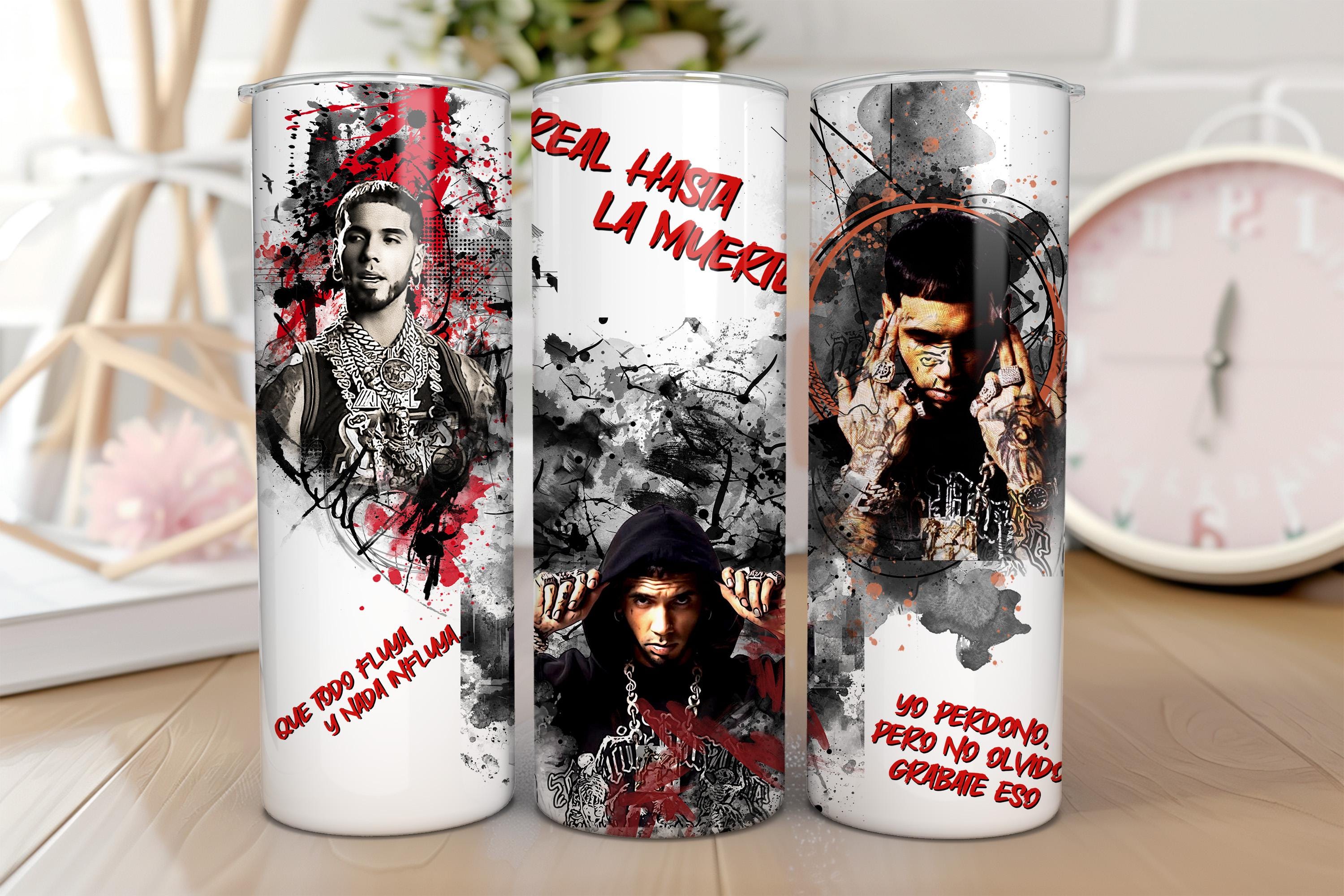 Anuel AA Design | Real Hasta La Muerte - Urban Pink Style 20oz Skinny ...