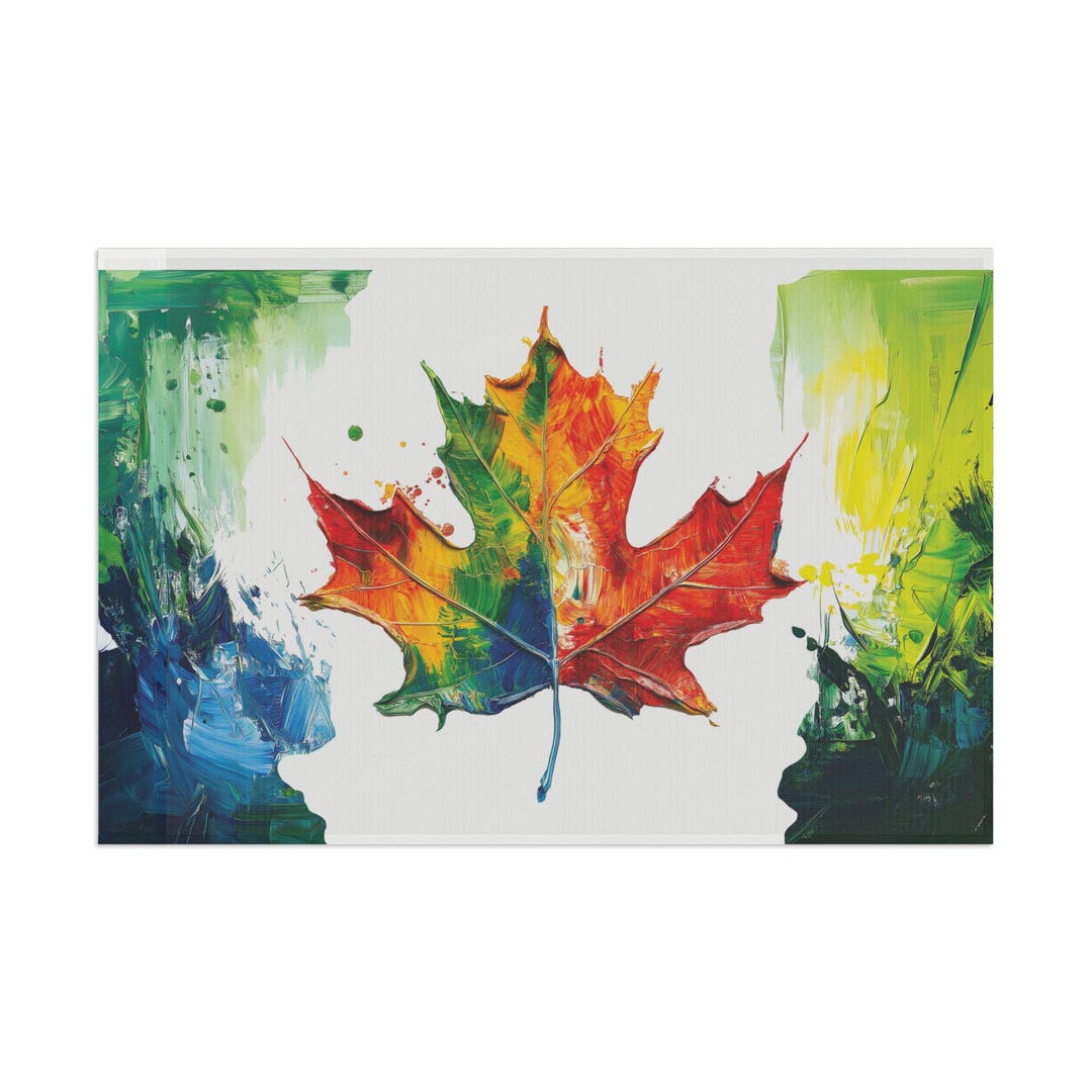 Alternative Canadian Flag Original Art From Canada - Etsy