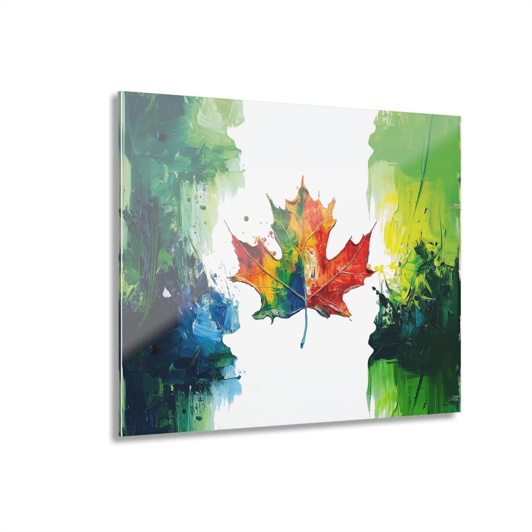 Canadian Flag Original Canadian-designed Artacrylic Prints, Oil ...