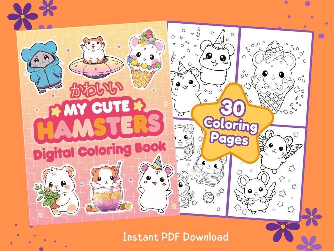 Hamsters Coloring Pages, Coloring Pages Animals, Easy Coloring Pages ...