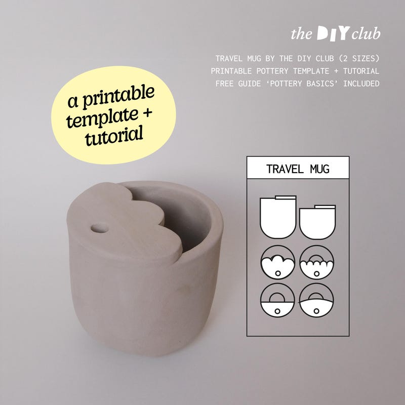 Slab Pottery Template - Etsy