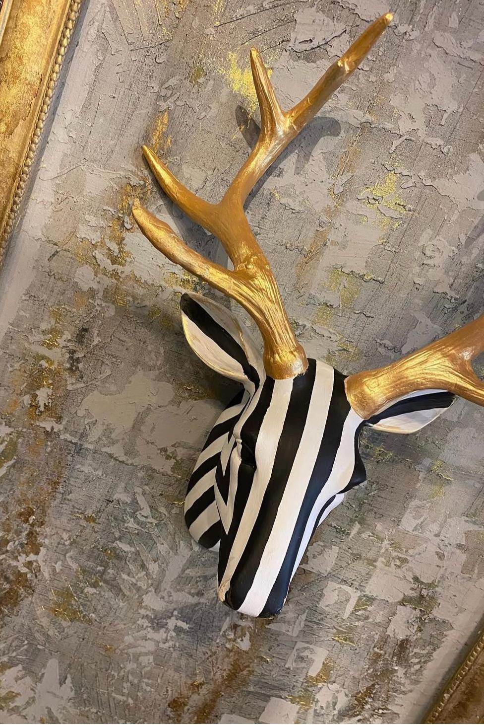 3D Deer Head Wall Decor: Modern Rustic Animal Sculpture - Etsy