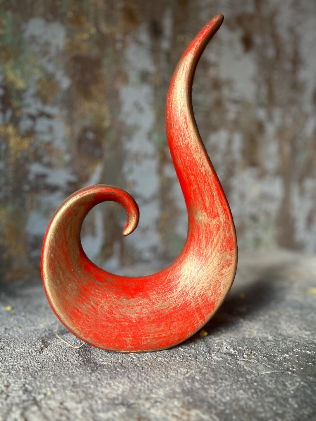 Decorative Ceramic Object, Handmade Artistic Home Accent, Unique ...