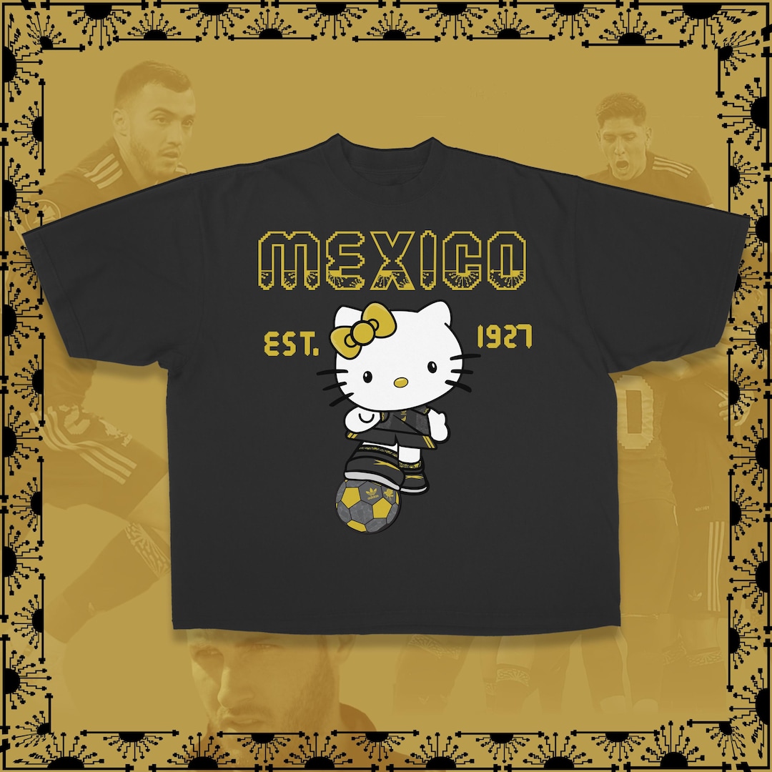Mexico Soccer Hello Kitty Shirt – Kawaii Soccer Tee Est. 1927 - Etsy