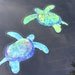 SEA TURTLE Sticker Set Hydro Flask Car Decal Sea Turtle - Etsy