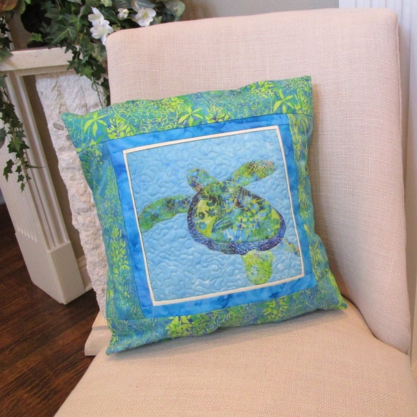 Sea Turtle Pillow - Etsy