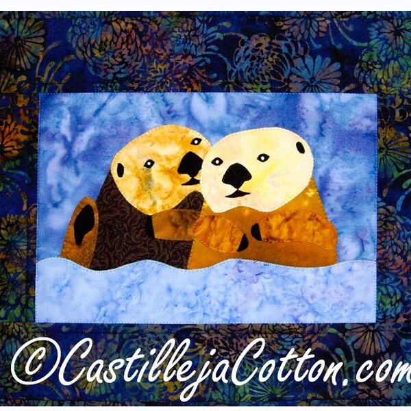 Otter Quilt Pattern - Etsy