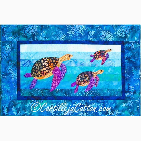 Turtle Quilt Pattern - Etsy