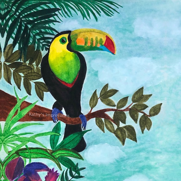 Toucan Fabric - Etsy