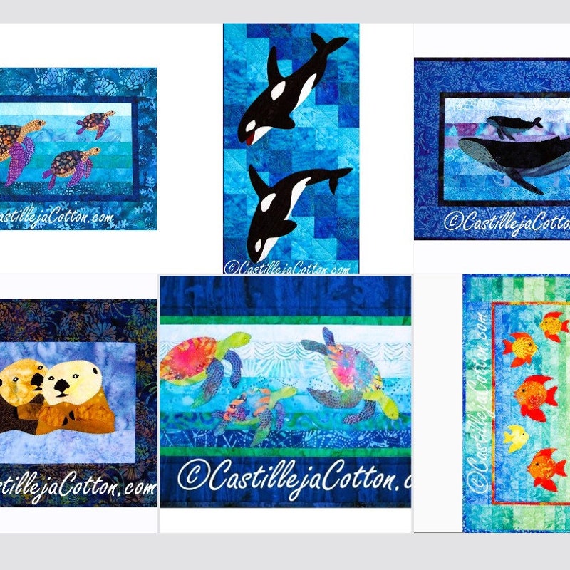 Ocean Quilt Pattern - Etsy