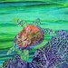 Quilt Pattern Tropical Honu SEA TURTLE Raw Edge, Needle Turn Applique ...
