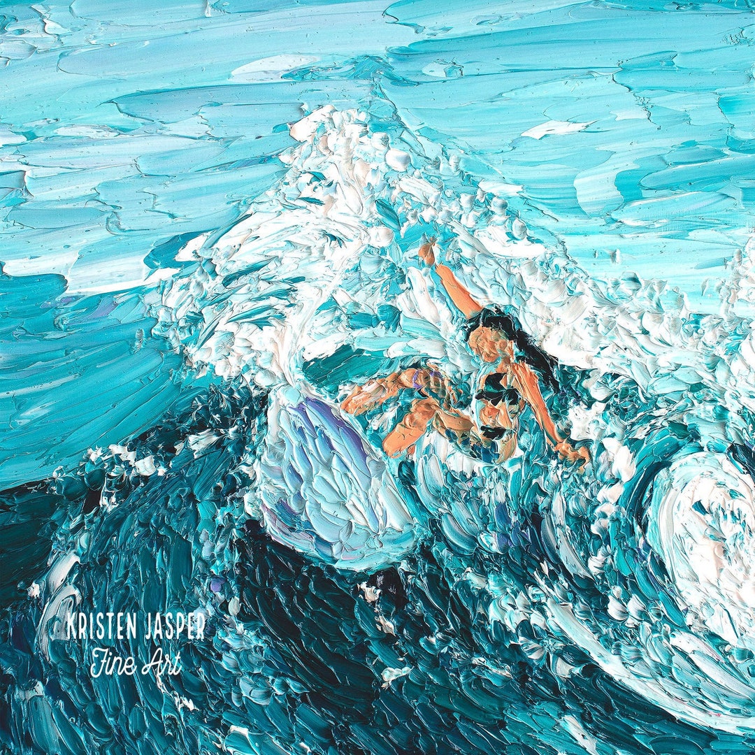 Surfer Girl Fabric Quilt Panel, Extreme Surfing Fabric, Surfer Rip Curl ...