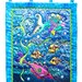 Fantasy Fish Ocean Fabric Quilt Panel Tropical Under the Sea Girls ...