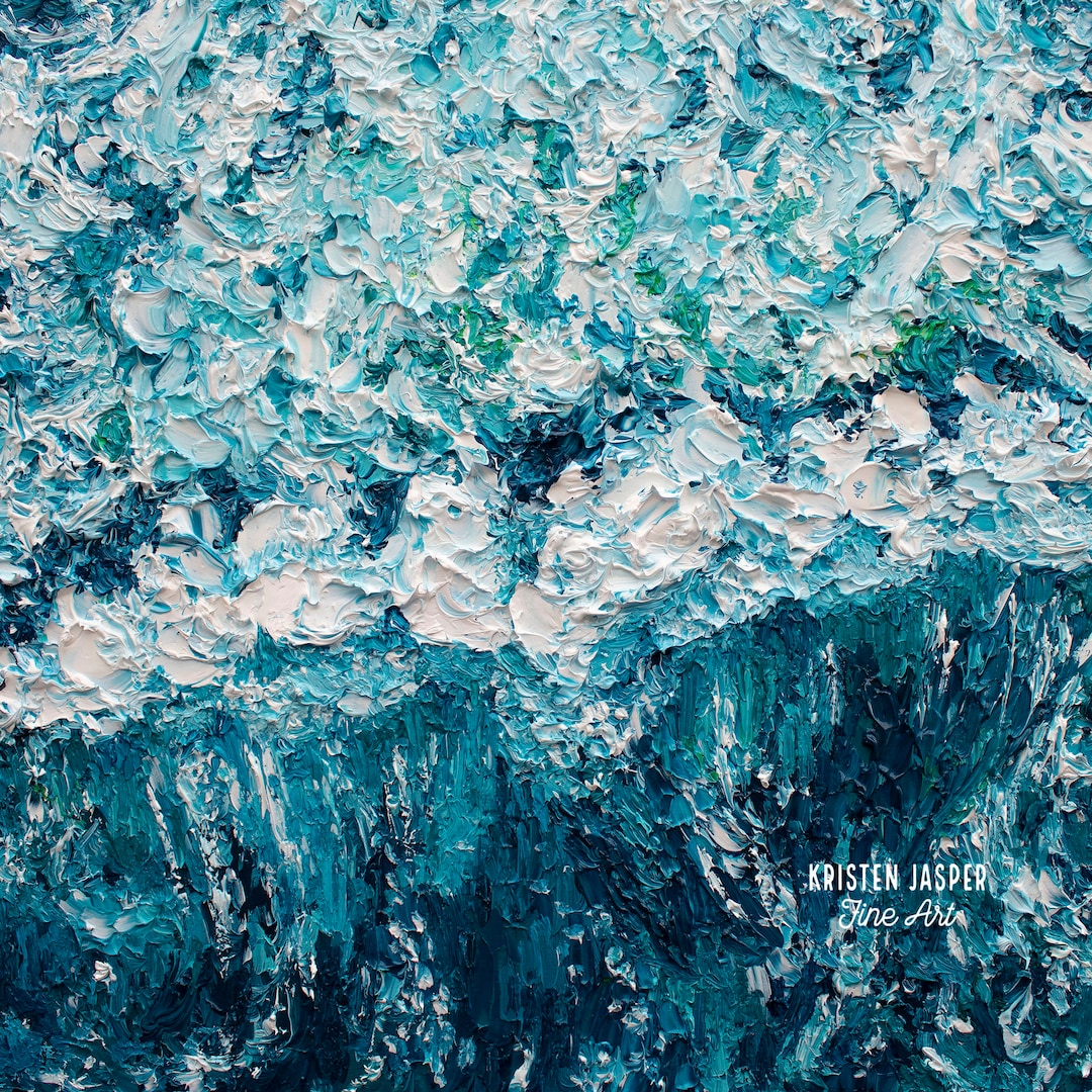 Ocean Water Seashore Fabric Quilt Panel Seafoam Rushing Waters Beach ...